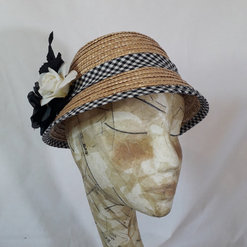 Straw Cloche Hat - Etsy