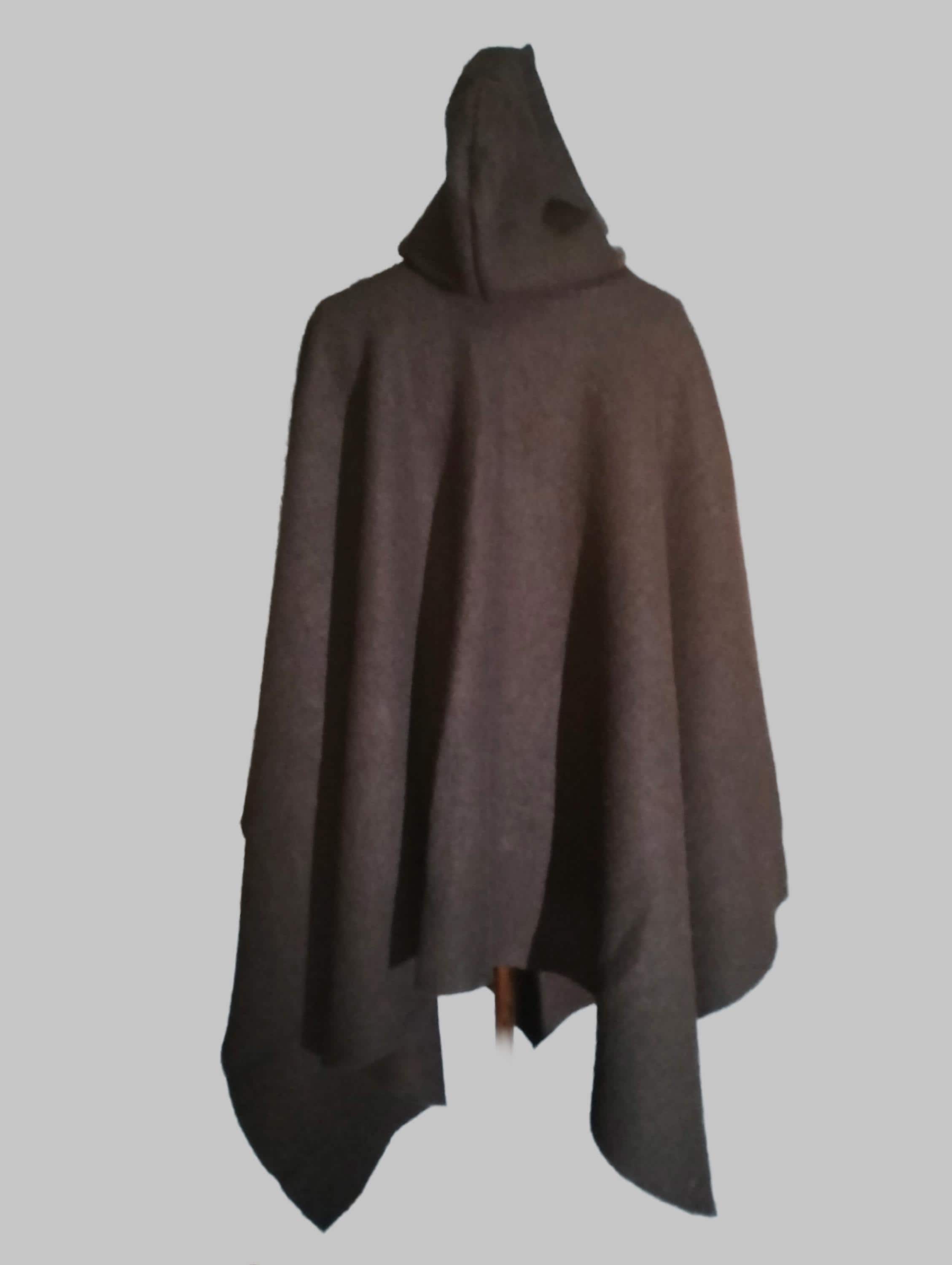 Pure Wool Cloak With Hood and Pocket: Warm, Durable Outerwear With ...