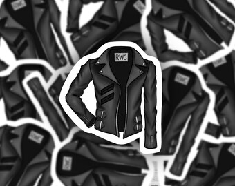 Leather Jacket Decal - Etsy
