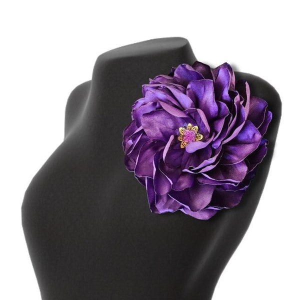 Purple Brooch - Etsy