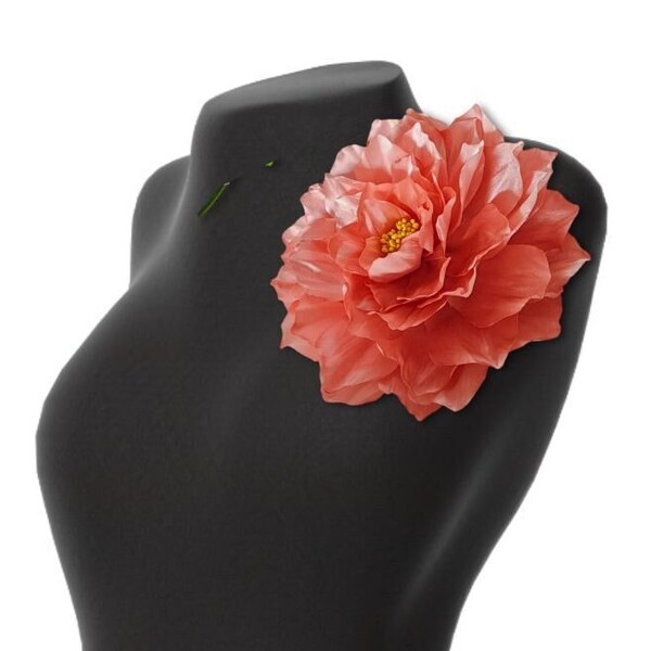 Oversized Pink Brooch - Etsy