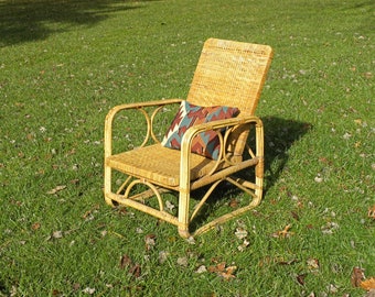 Rattan lounge | Etsy