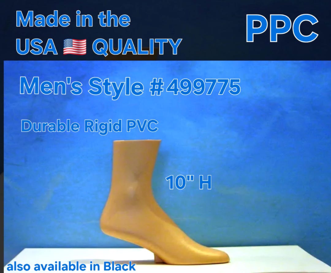 Polly Products #499775 Sock Display Forms, 10" H, Crew Height Light ...