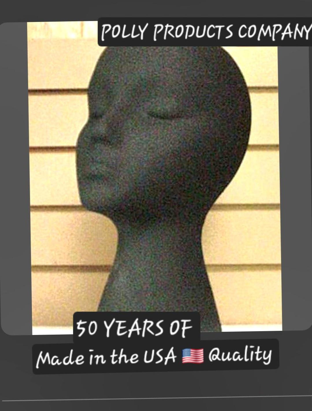Color-coated Female Head Form: Hat, Wig, & Jewelry Display - Made in ...