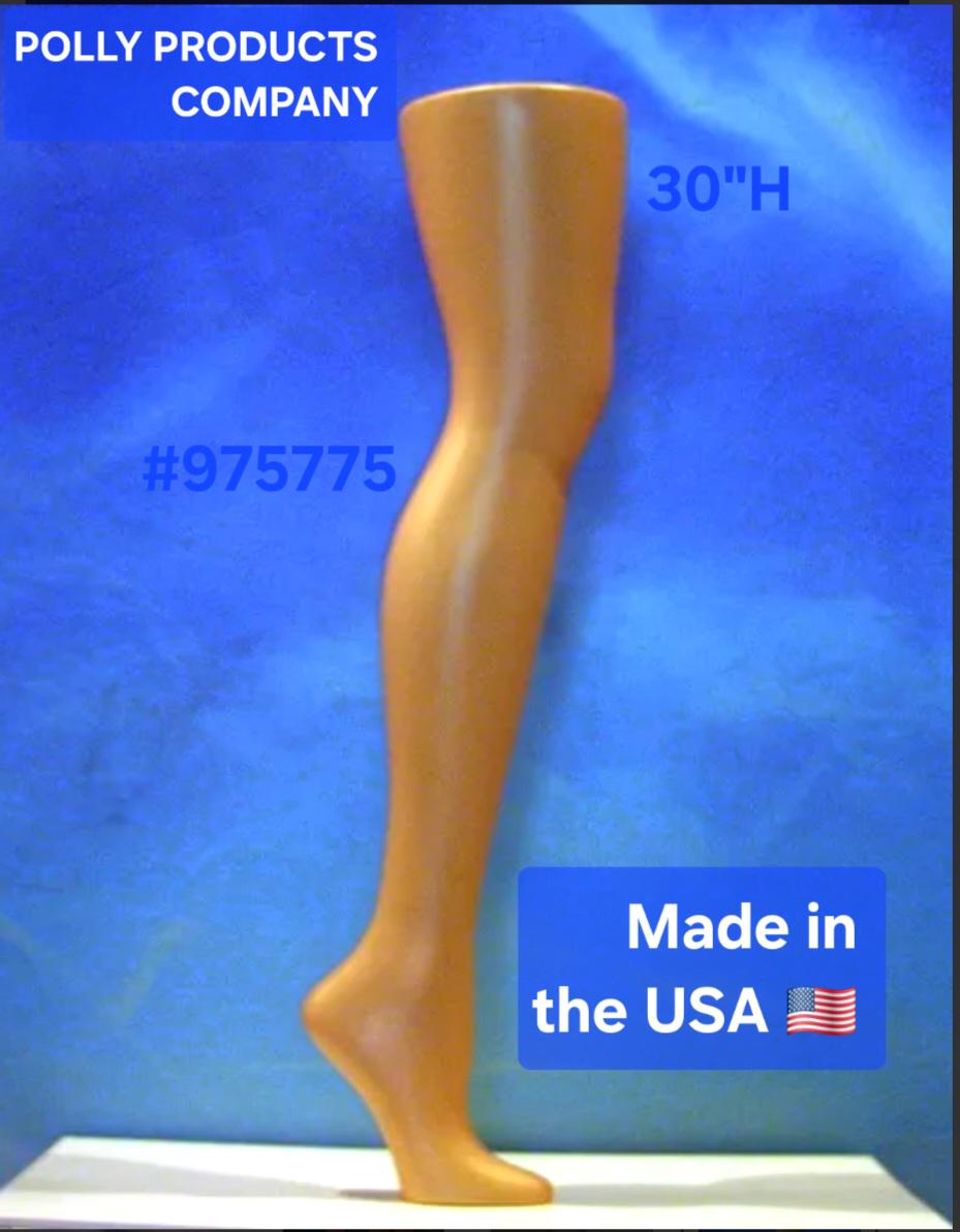 PVC Leg Display, Light-skin Tone Foot Mannequin, 29.5" H USA Made - Etsy