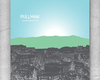 Pullman Washington - Etsy