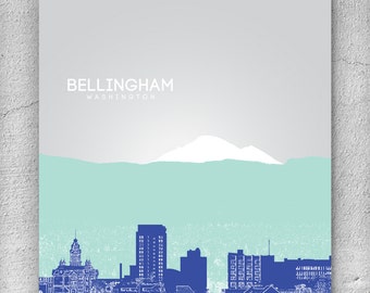 Bellingham Skyline - Etsy