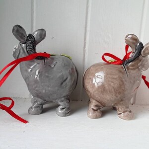 Name a Donkey Christmas Tree Bauble. Handmade Christmas Tree Decoration ...