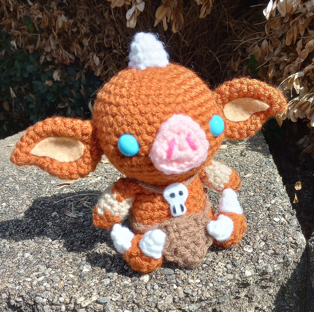 Bokoblin Inspired Plush Crochet Amigurumi - Handmade Stuffed Toy Doll ...