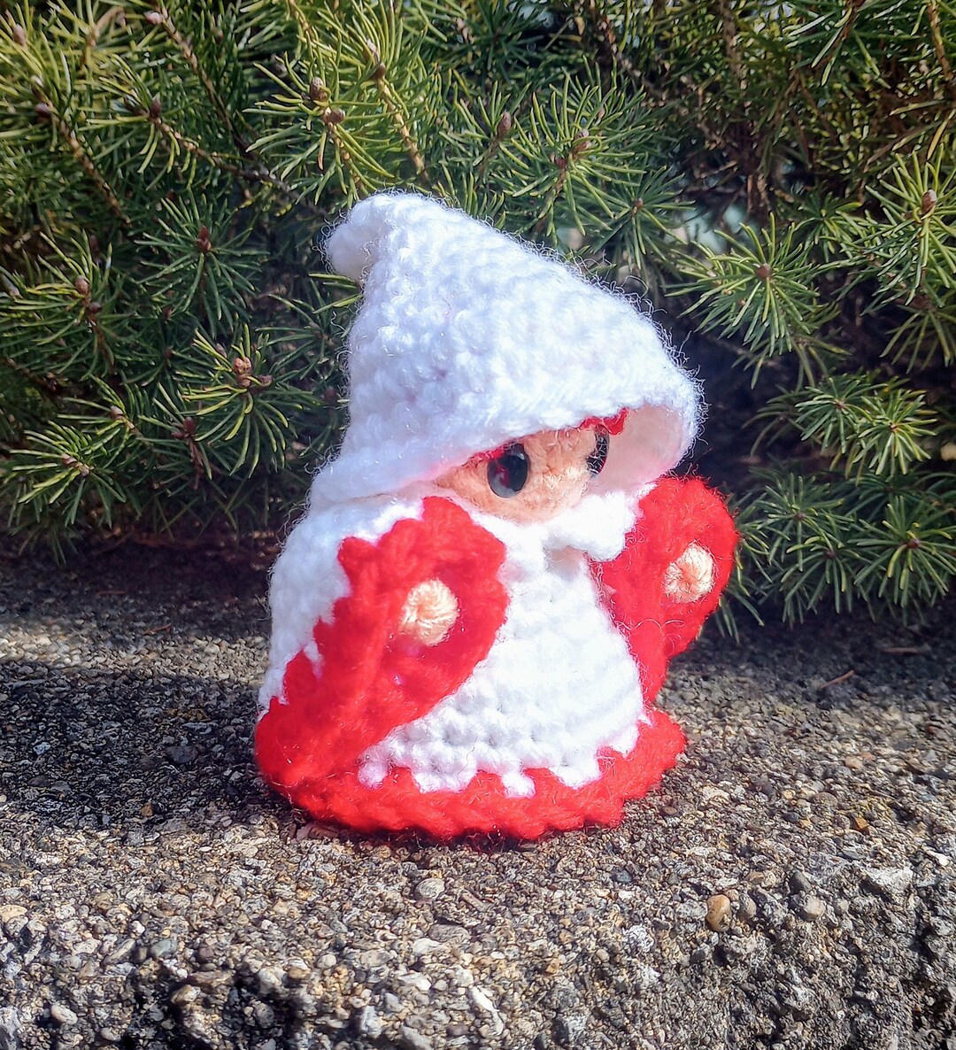 White Mage Plush Doll Decor - Handmade Crochet Knit Amigurumi Stuffed ...