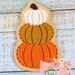 TLS Stacked Pumpkins Feltie Embroidery Design - Etsy