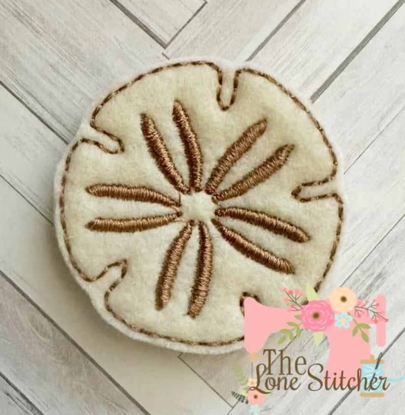 TLS Feltie Sand Dollar Embroidery Design - Etsy