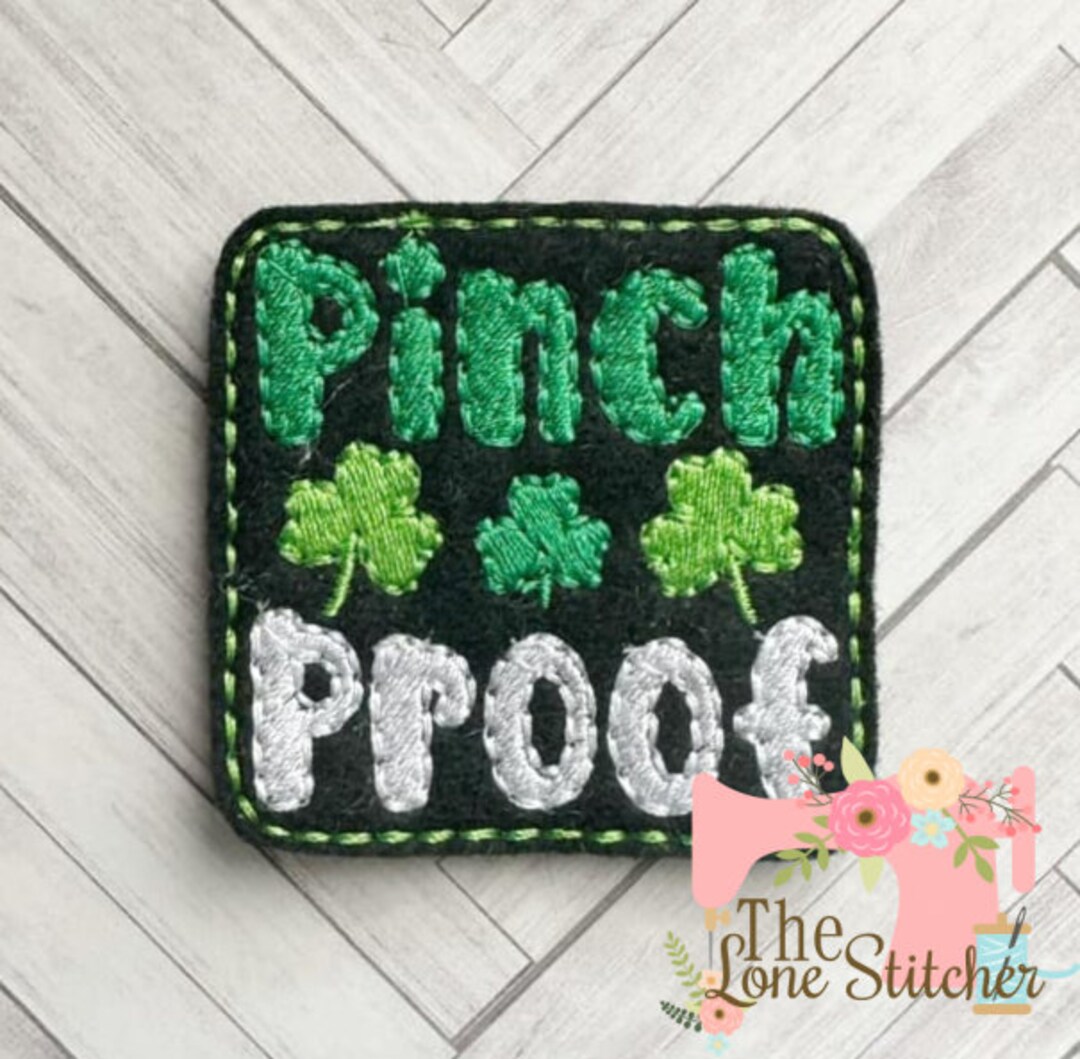 TLS Feltie Pinch Proof Embroidery Design - Etsy