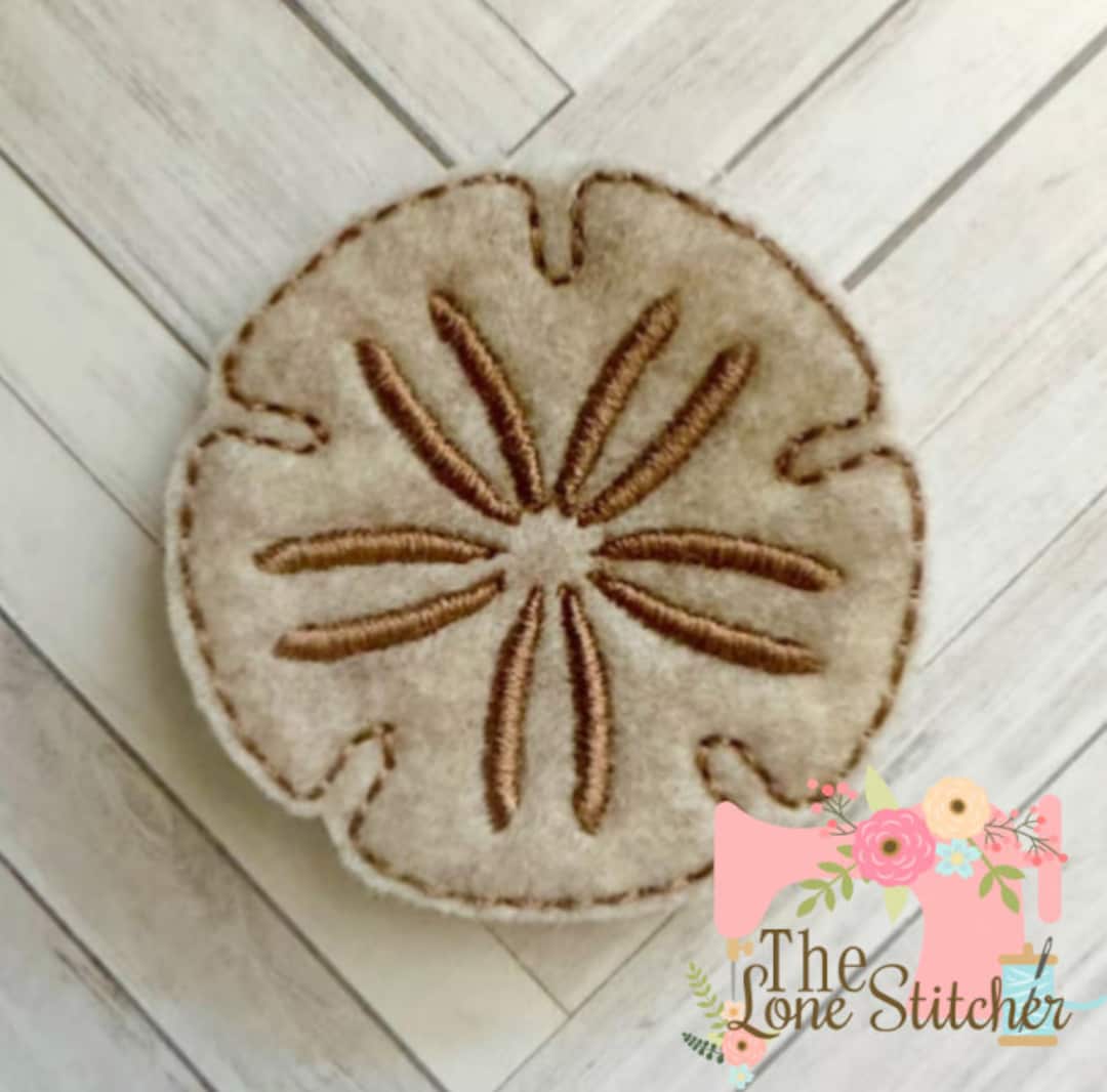TLS Feltie Sand Dollar Embroidery Design - Etsy