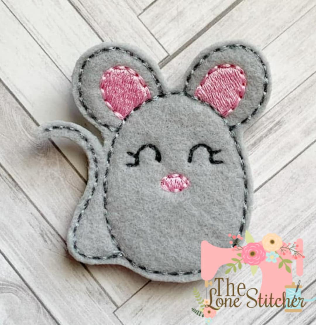 TLS Feltie Mouse Embroidery Design - Etsy