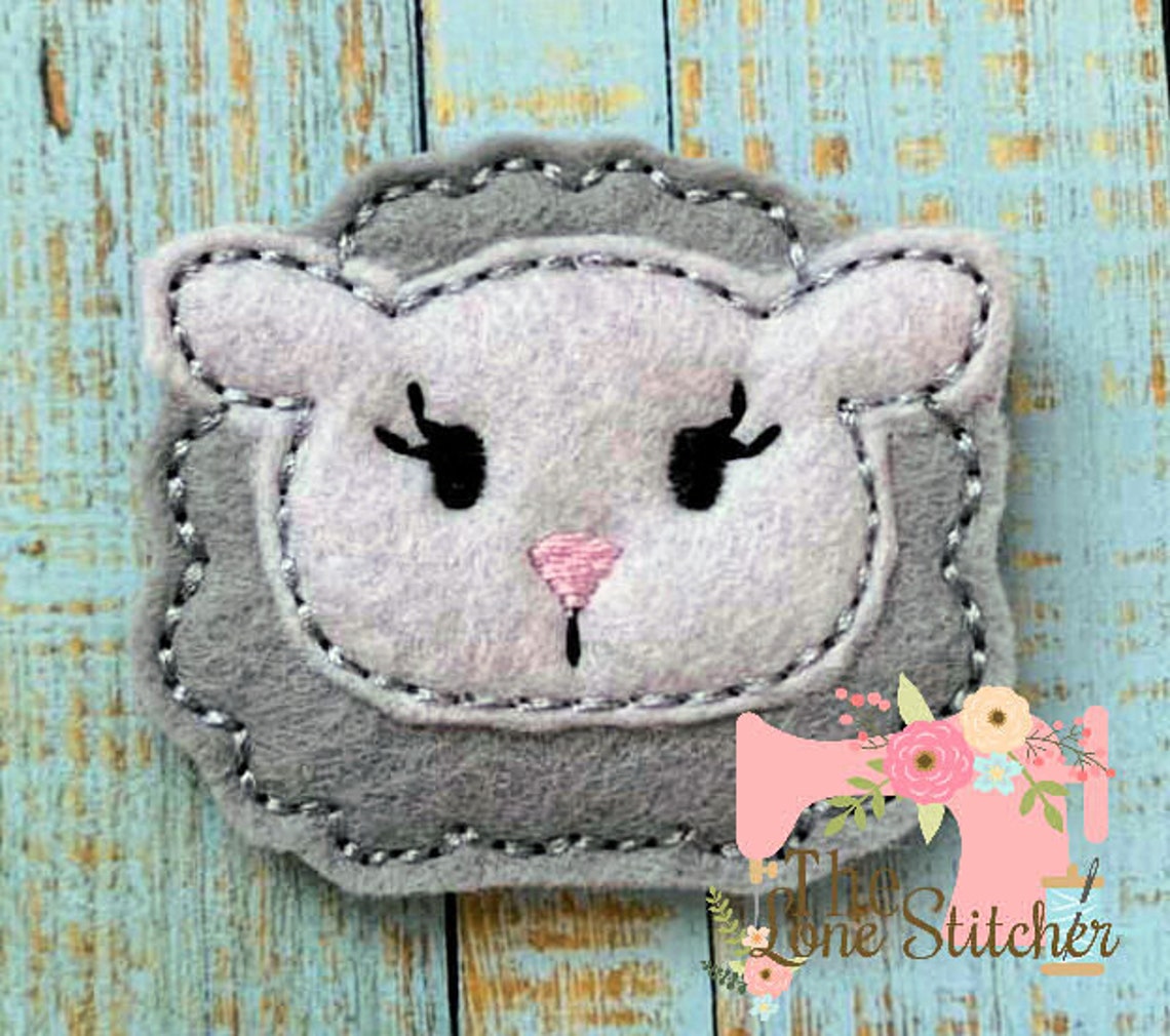 TLS Feltie Sheep Head Embroidery Design - Etsy