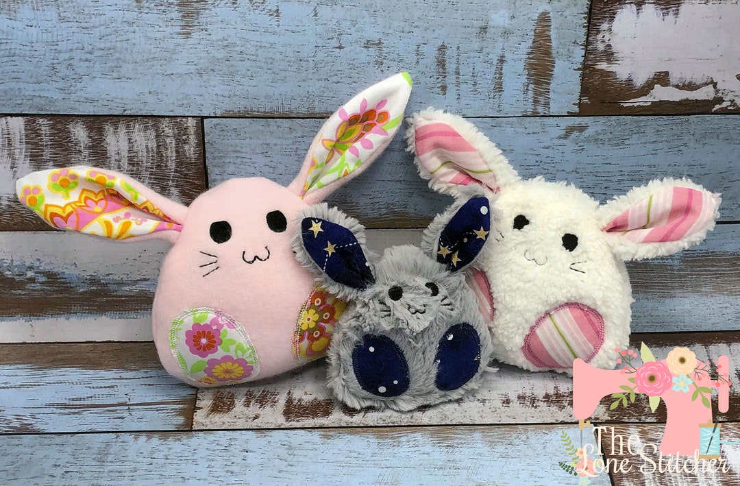 TLS Chubby Bunny Stuffie / Stuffed Animal / Softie Embroidery Design - Etsy