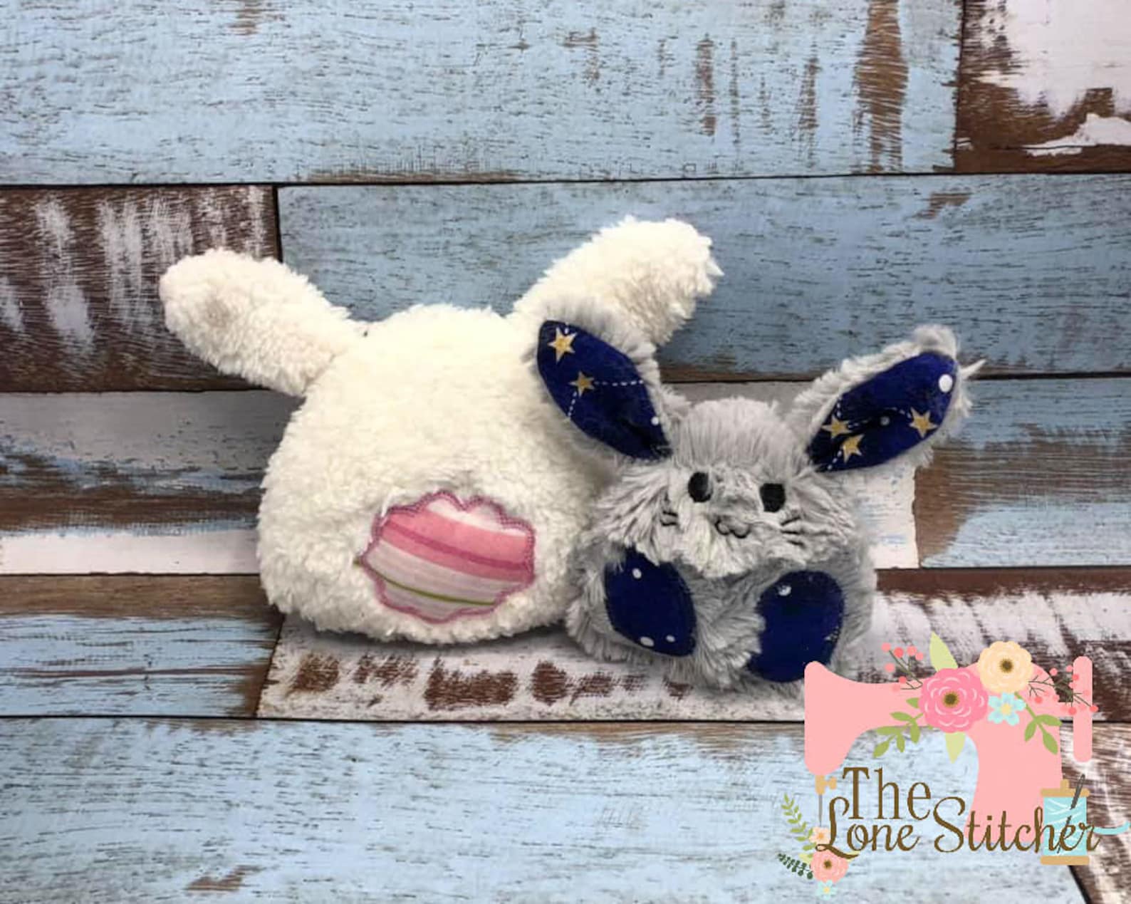 TLS Chubby Bunny Stuffie / Stuffed Animal / Softie Embroidery | Etsy