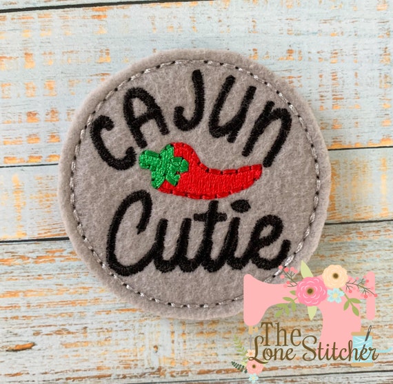 TLS Feltie Cajun Cutie Embroidery Design - Etsy