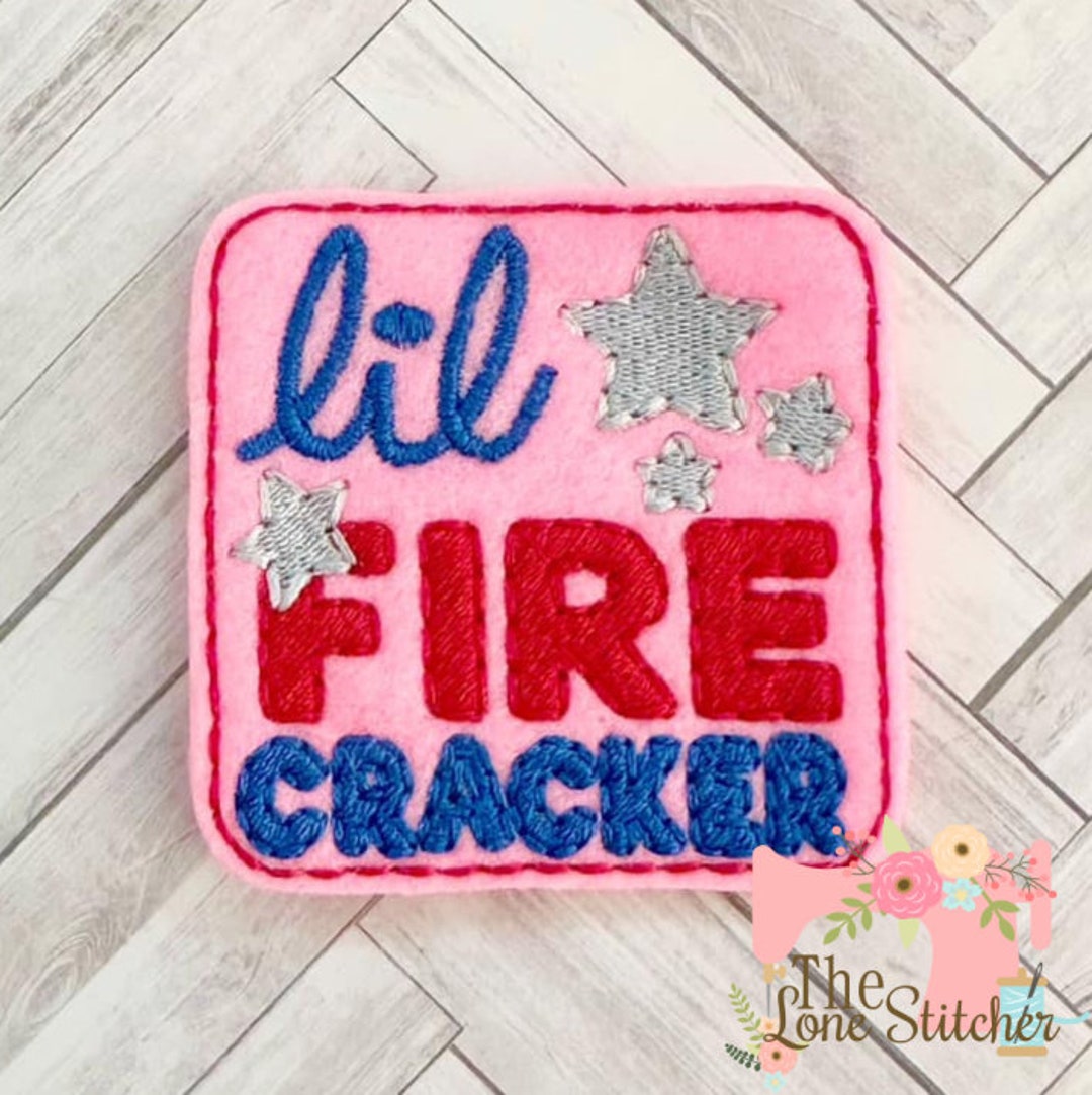 TLS Feltie Lil Fire Cracker Embroidery Design - Etsy