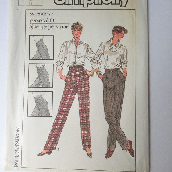 1980s Pants Pattern - Etsy