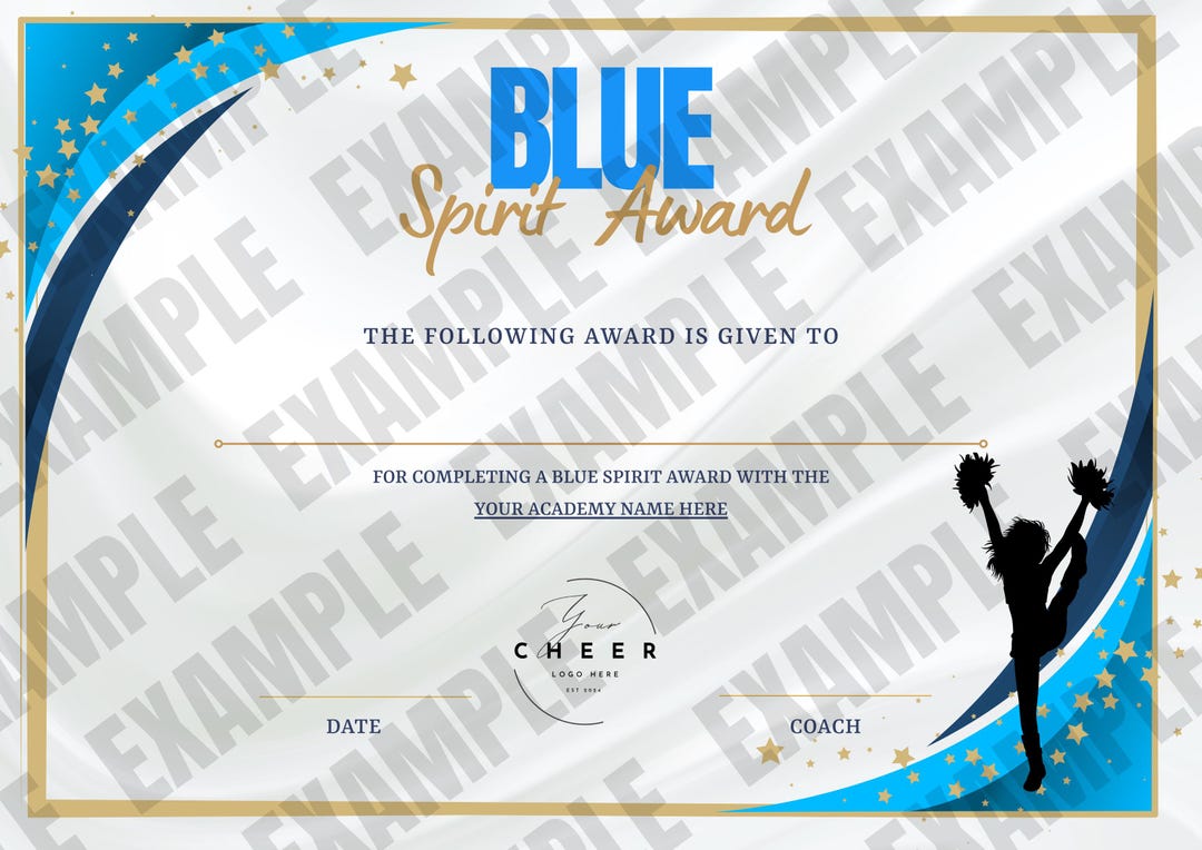 EDITABLE CHEERLEADING Spirit Awards 20 Colours and Blank Score Cards ...