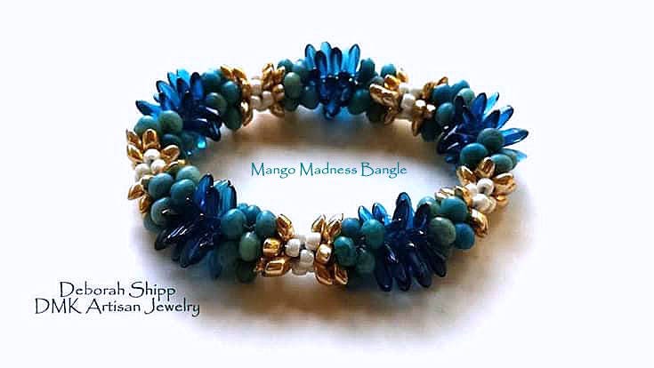 TUTORIAL ONLY - Mango Madness Bangle Bracelet - Etsy