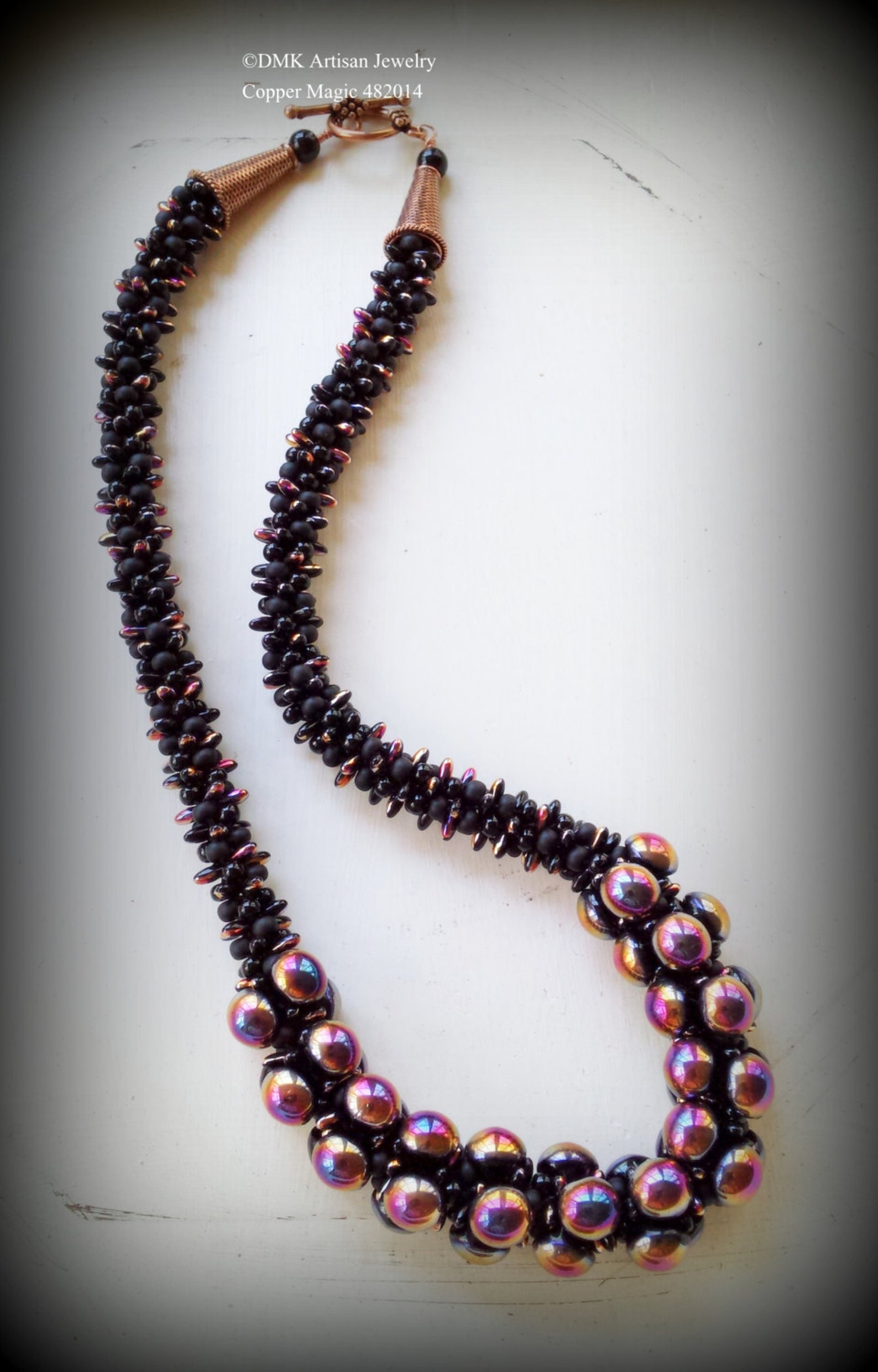 TUTORIAL ONLY - "copper Magic" Kumihimo Necklace - Etsy