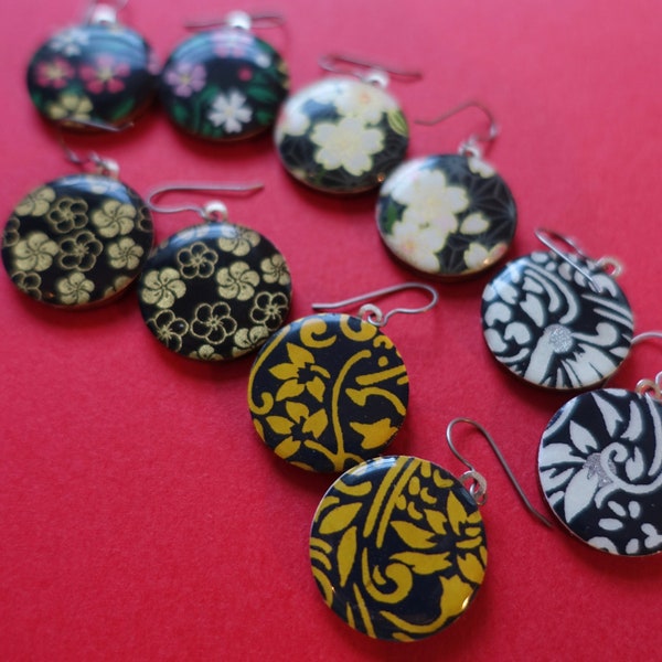 Paper Earrings - Etsy