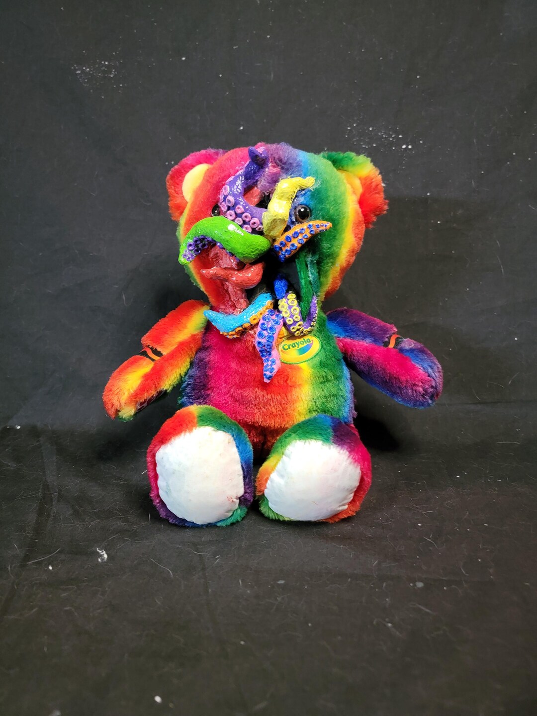 Colorful Call of the Rainbow Void - Teddy Bear - Goth Doll ...