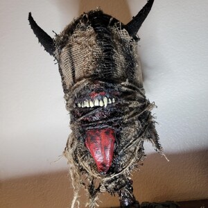 I Can Keep a Secret - Handmade Burlap Mask: Lightweight Halloween ...