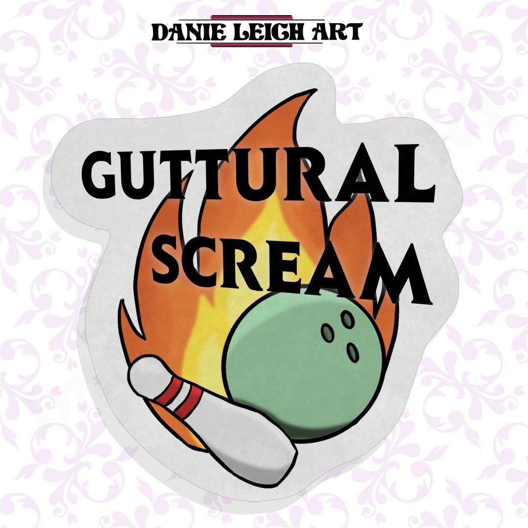 Guttural Scream - Sticker - Etsy