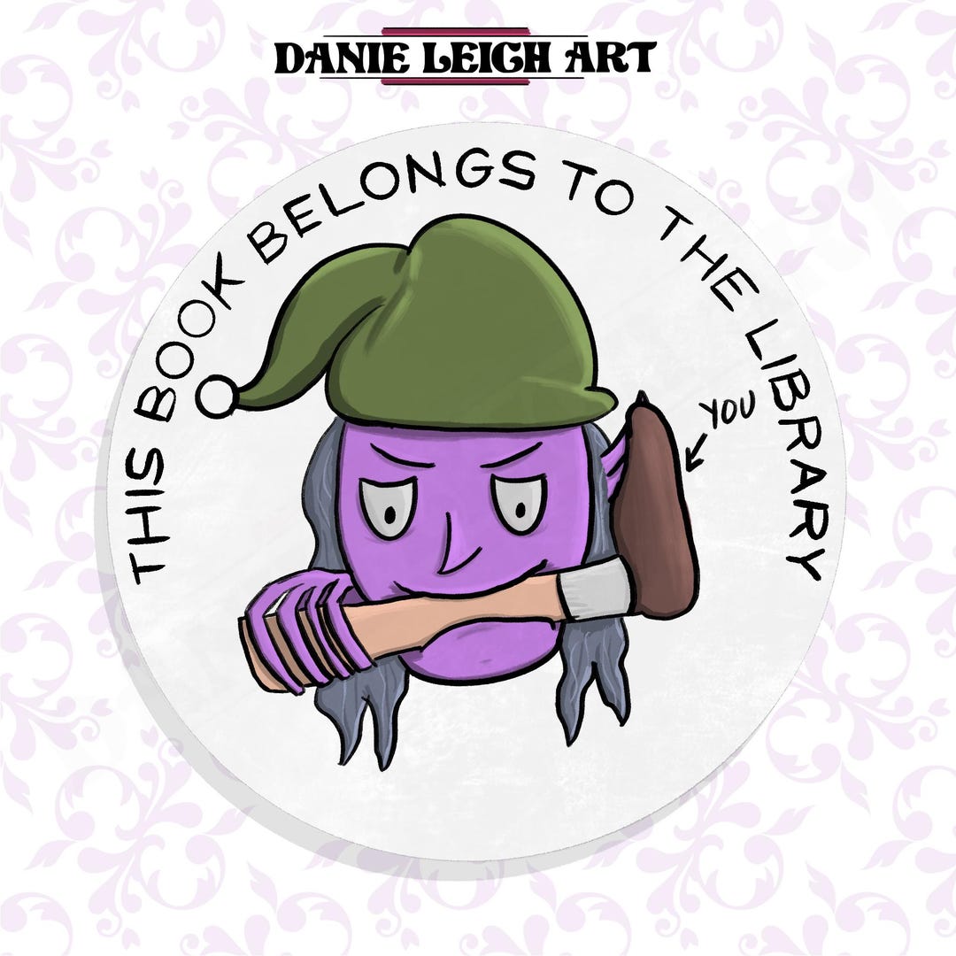 The Library - Dungeons and Daddies Sticker - Etsy