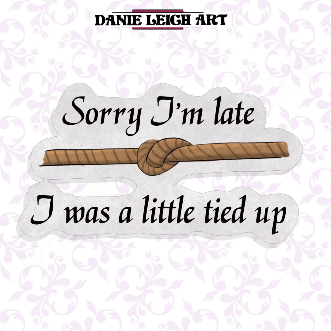 BDSM Tied up Sticker - Etsy
