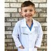 Monogrammed Kids' Doctor Coat, Child's Doctor Coat, Personalized Lab ...