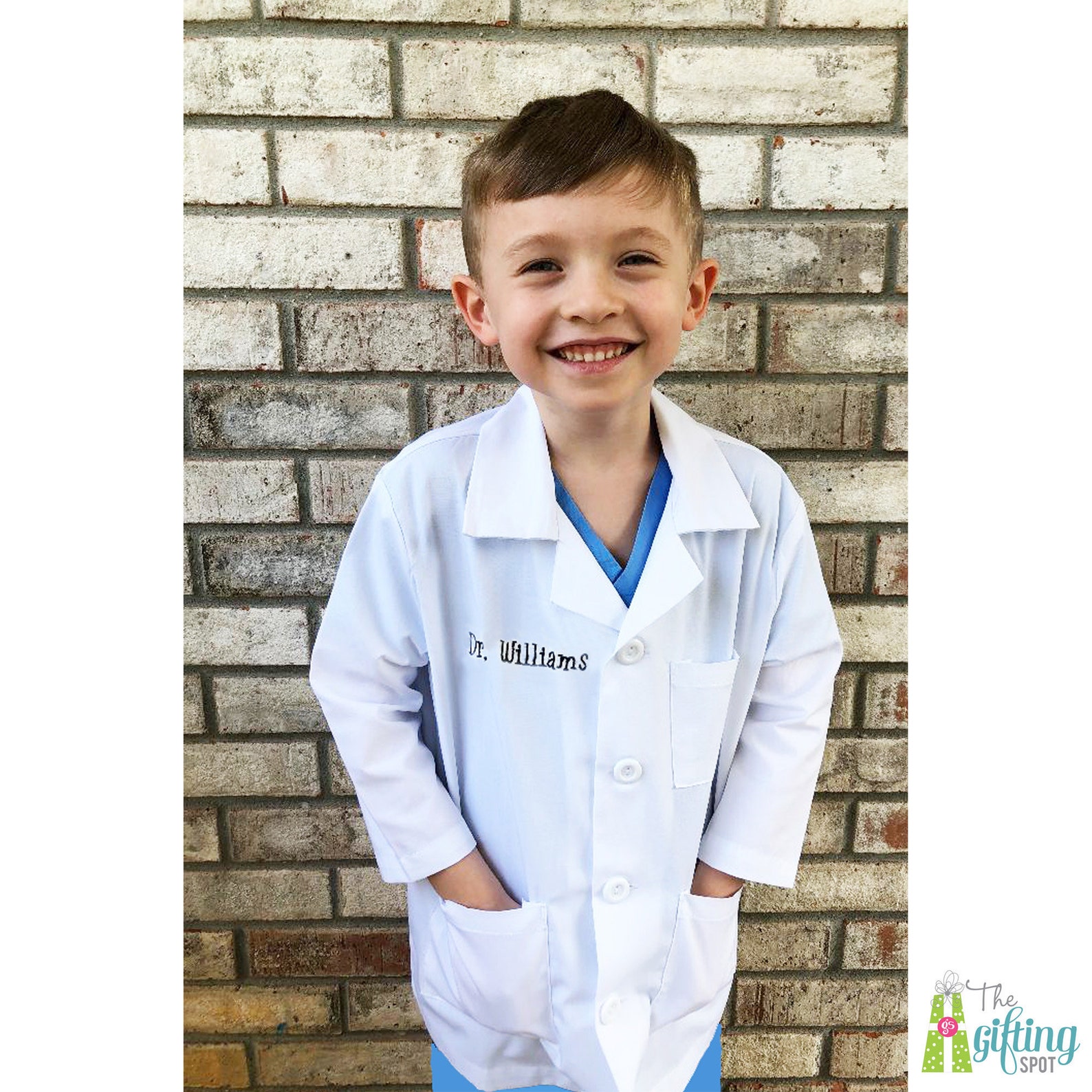 Monogrammed Kids' Doctor Coat, Child's Doctor Coat, Personalized Lab ...