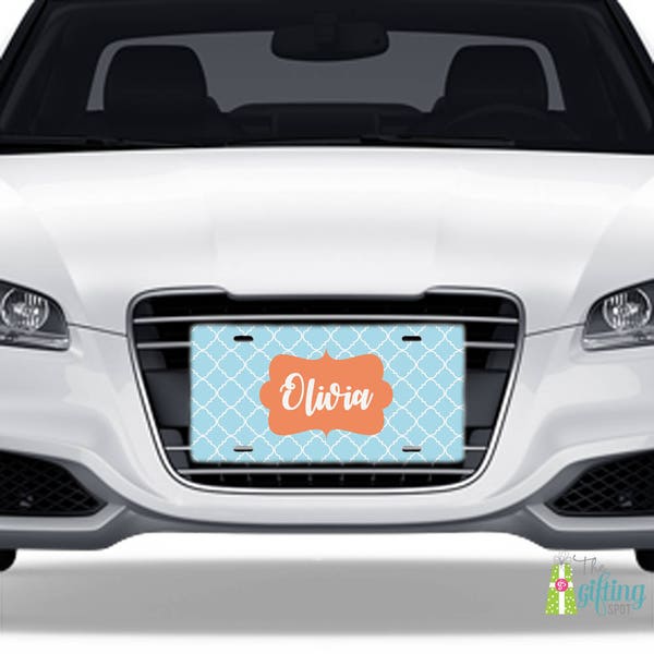 Fancy Front License Plate - Etsy