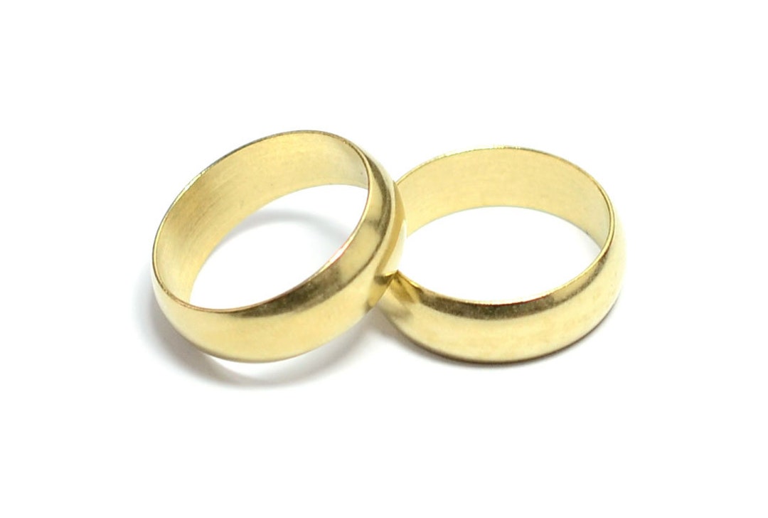 Messing-Kreis-Ring, Rohmessing Kreis Ring Erkenntnisse, 6,7 x 22 mm ...