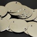 Silver Stamping Disc Blanks , Round Disc With 2 Hole , Stamping Disc ...