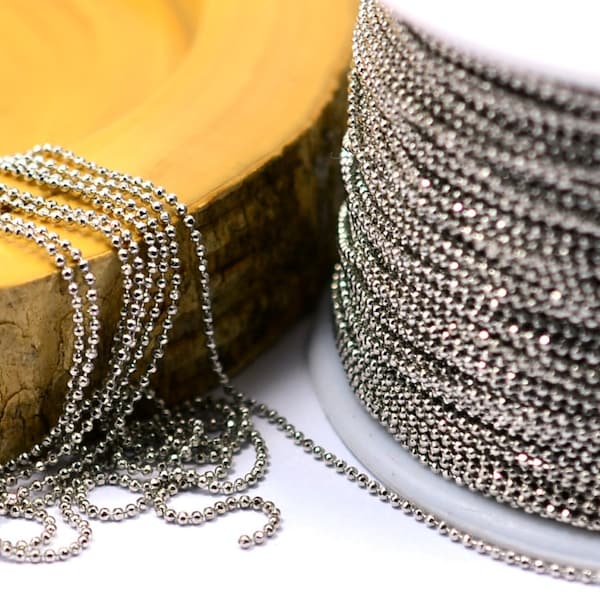 Faceted Ball Chain - Etsy