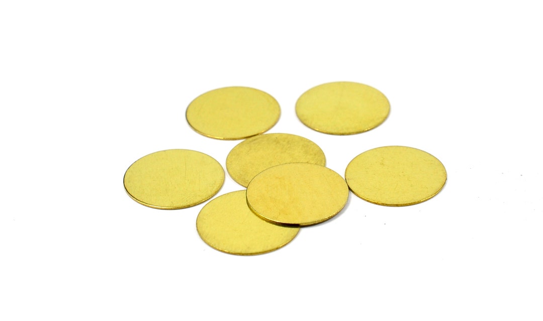 25 Stk. Rohmessing 16 mm ohne Loch Runde Scheibe Rohlinge H0010 - Etsy.de