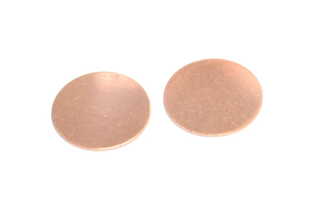 Copper Round Disc , 0.8x20 Mm Raw Copper Round Without Hole Disc Charms ...