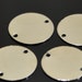 Silver Stamping Disc Blanks , Round Disc With 2 Hole , Stamping Disc ...