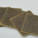 10 Pcs Antique Bronze 20 X 20 Mm Square Stamping Disc ( No Holes ...