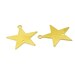 Raw Brass Star Charms , 20 Pcs.raw Brass Star Blanks 1 Hole Findings (0 ...