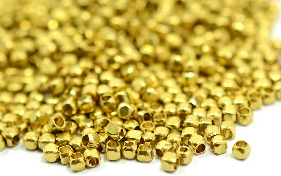 500 Pieces Raw Brass 2.5x2.5x2.5 Mm Square Industrial Brass - Etsy