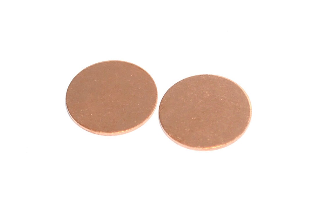 Copper Round Disc , 0.8x16 Mm Raw Copper Round Without Hole Disc Charms ...