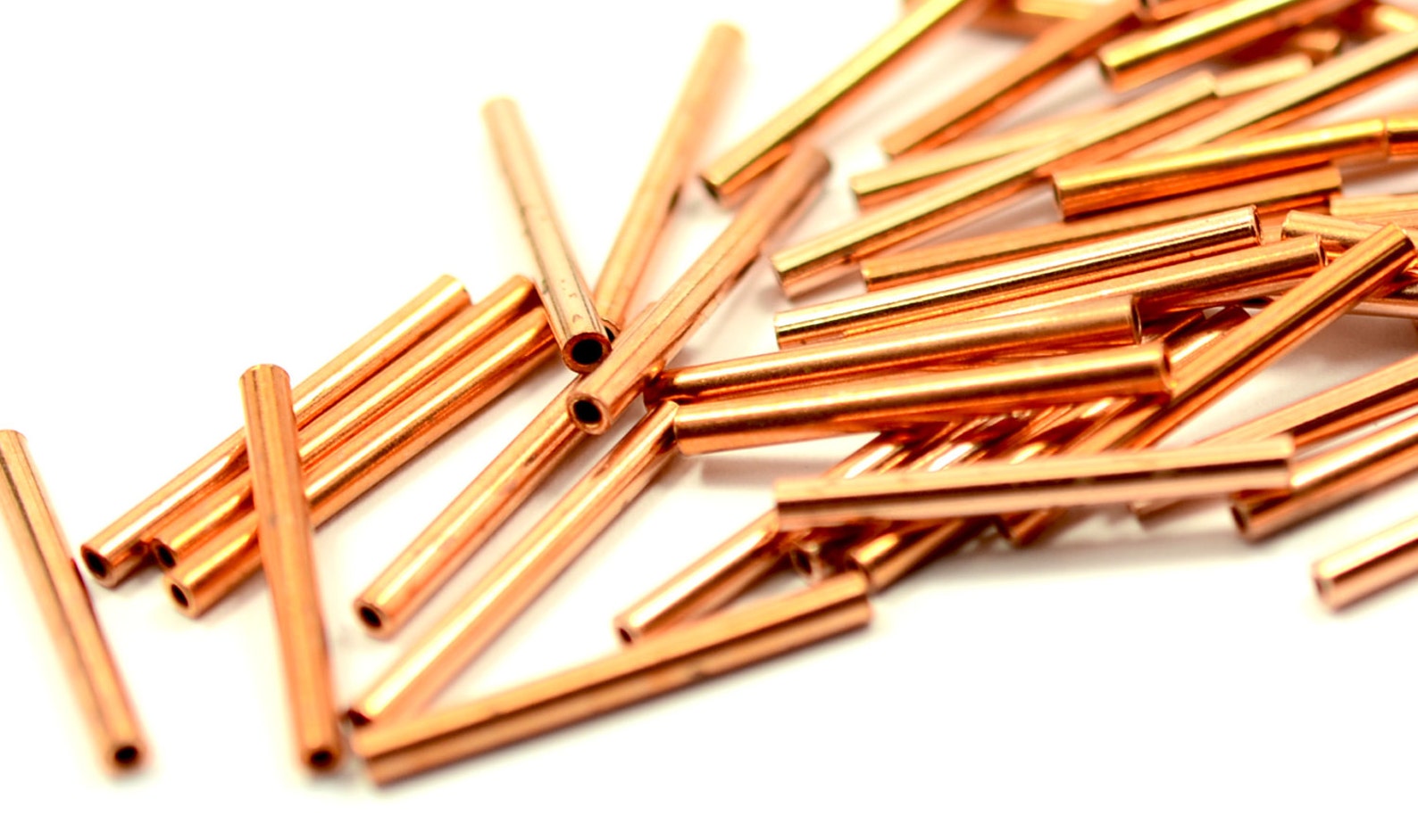 25 Pcs. Raw Copper 2x20 Mm Tube Spacers İnside Diameter 1.1 - Etsy