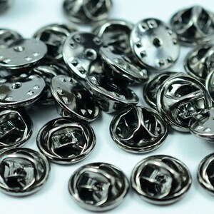 50 Pieces Gunmetal Tie Tac Clutches// Lapel Pin Backings //tie Tack ...
