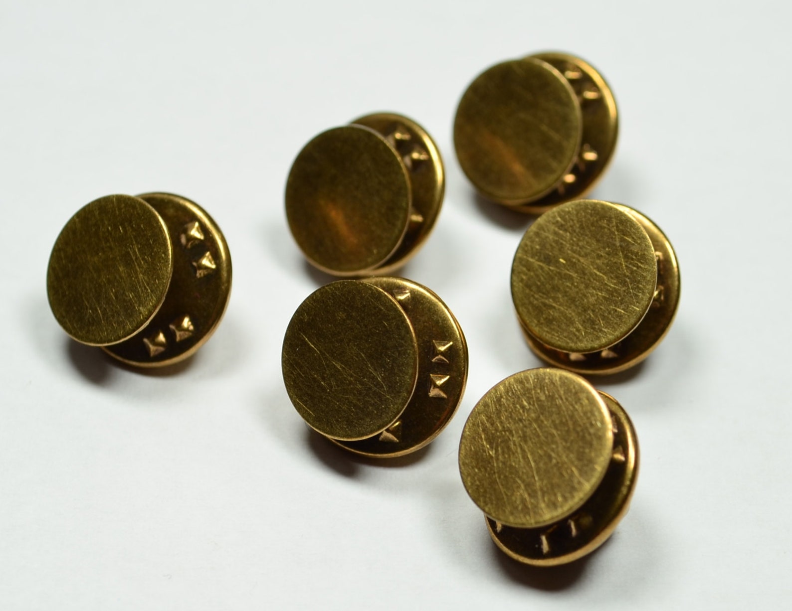 Antique Brass Tie Tack Blanks 10 Mm Glue Pad Tie Tack - Etsy
